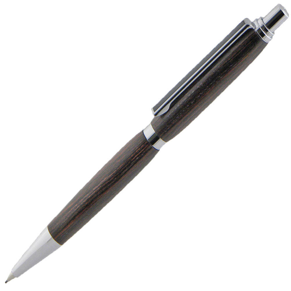 Chrome - Prop Pencil - 0.70mm - Black Line Clip W/ Flat Center Ring ...