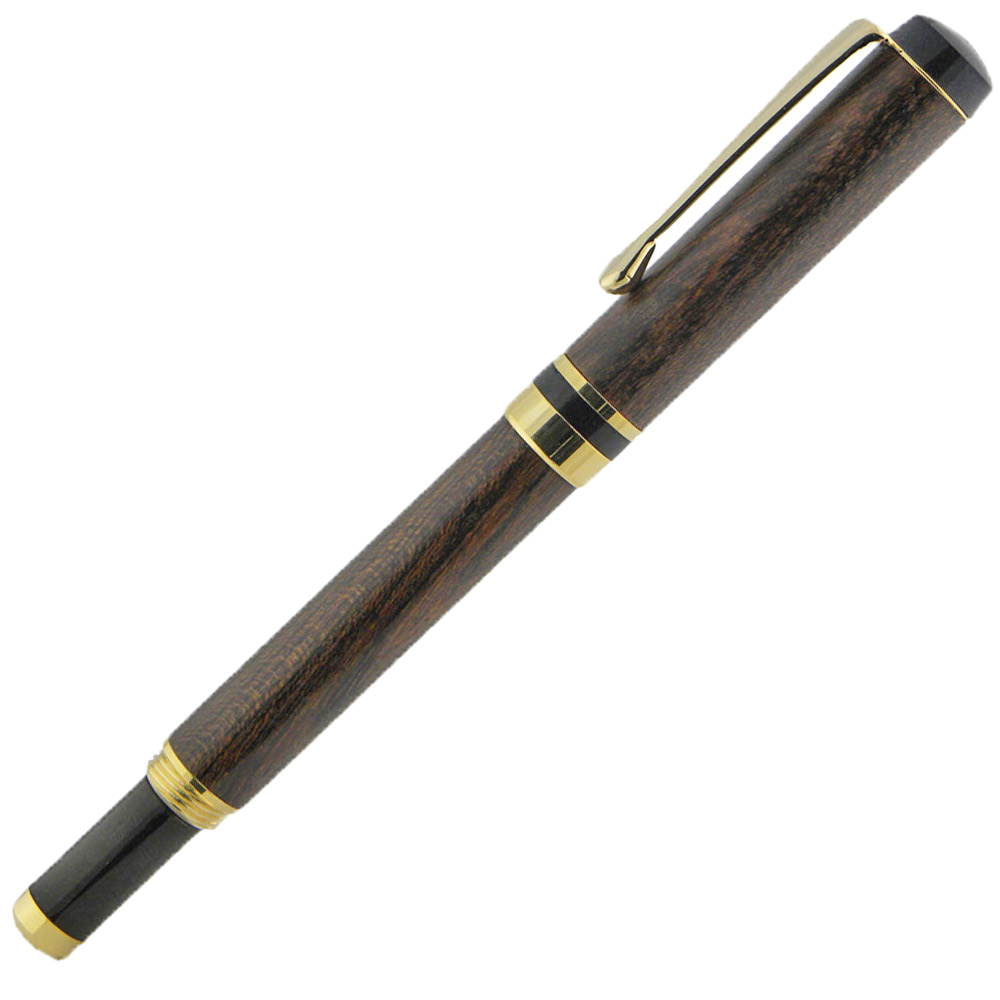 Series 2000™ - Flat Top American - Screw Cap Fountain Pen - Gold 24K ...