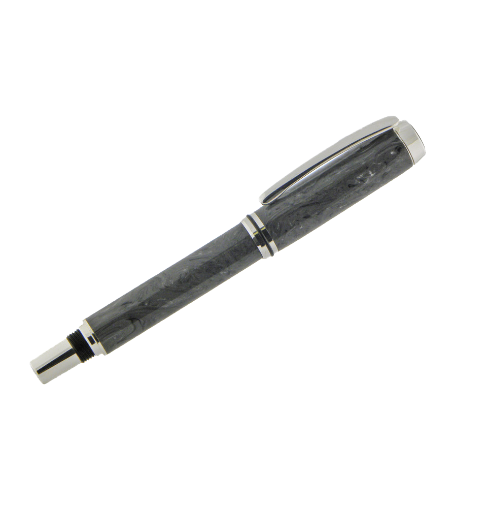 Baron Rollerball - Silver - Pen Kit Making Supplies Berea HardWoods