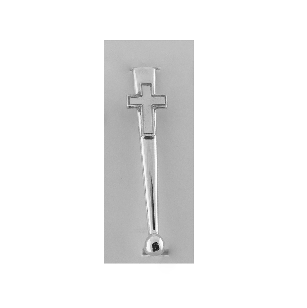 Religious Cross Clip Chrome - Pen Kit Making Supplies Berea HardWoods