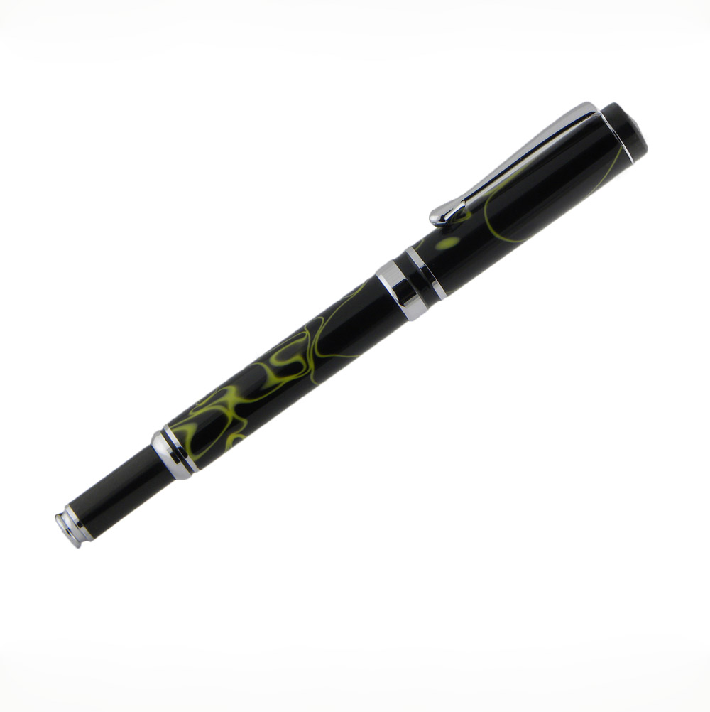 Flat Top American™ Rollerball Pen - Snap Cap - Chrome - Pen Kit Making ...
